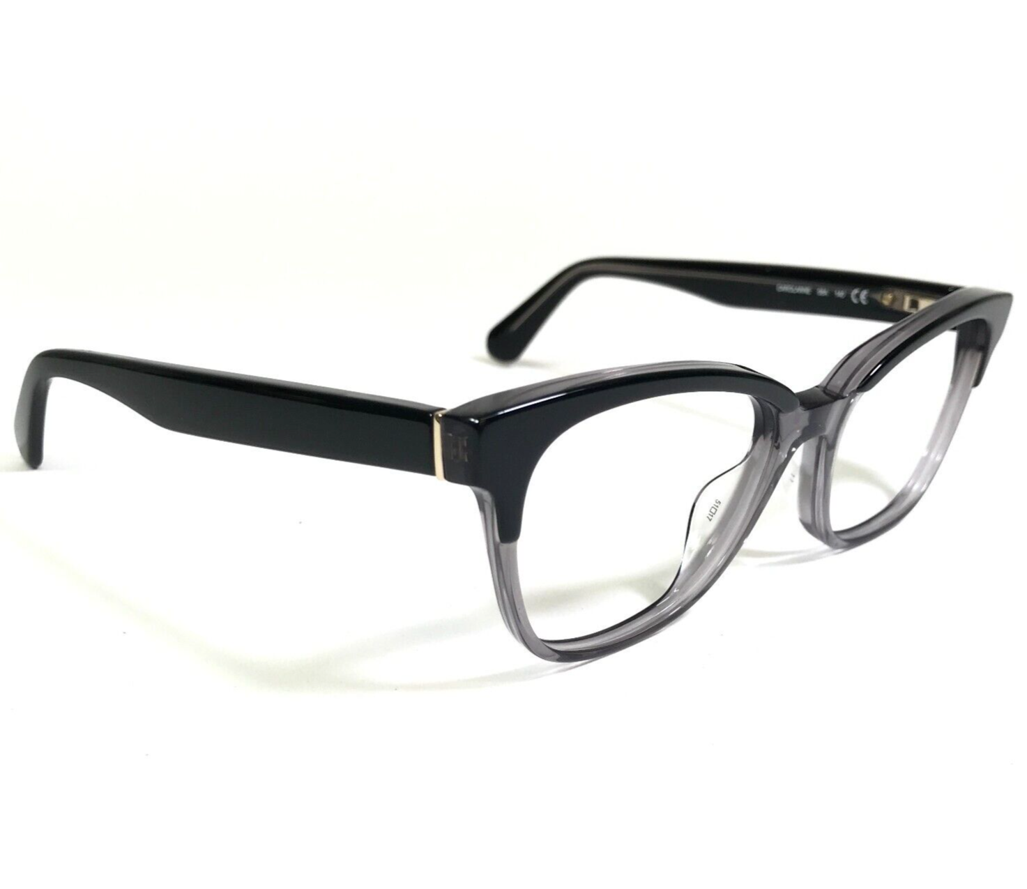 Kate Spade Eyeglasses Frames CAROLANNE 08A Black Gray Square Full Rim ...