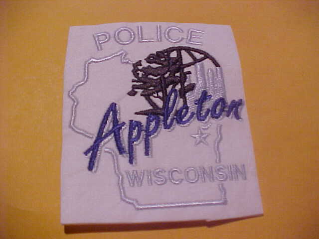 APPLETON WISCONSIN POLICE PATCH SHOULDER SIZE UNUSED 3 1/4 X 2 3/4 | eBay