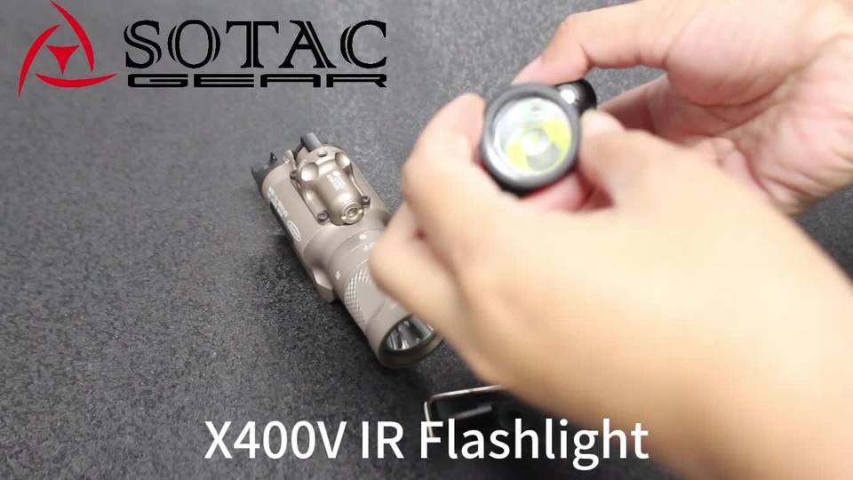 Tactical X400/X400U X400V/X400V IR Light X400 Series Flashlight SOTAC ...