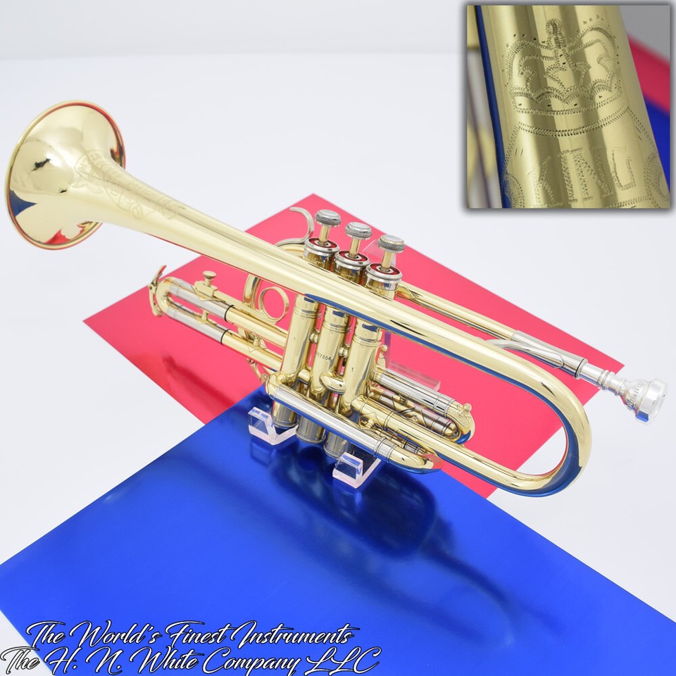 Vintage King H. N. White Super 20 Cornet Super Cool | eBay