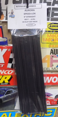 AURORA SPEED-LOK, 9" STRAIGHT HO SLOT CAR TRACK, #2517, (2-PK) | eBay