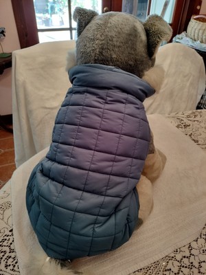 Top Paw Puffer Dog Coat XS/S/M/L- Blk/Gray/Green/Blue Sale Benefits Dog ...