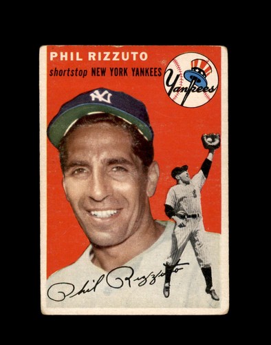 1954 TOPPS #17 PHIL RIZZUTO YANKEES VG *2376 | eBay