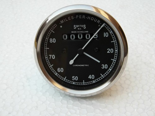Smiths Speedometer 80 mph 80 mm fitment M12x1 replica | eBay Australia