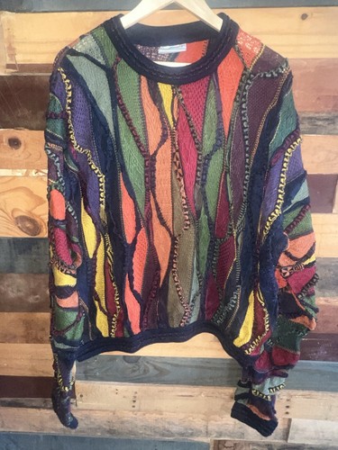 Vintage RARE COOGI Multicolored Crewneck Sweater Size Large COOGI Tags ...