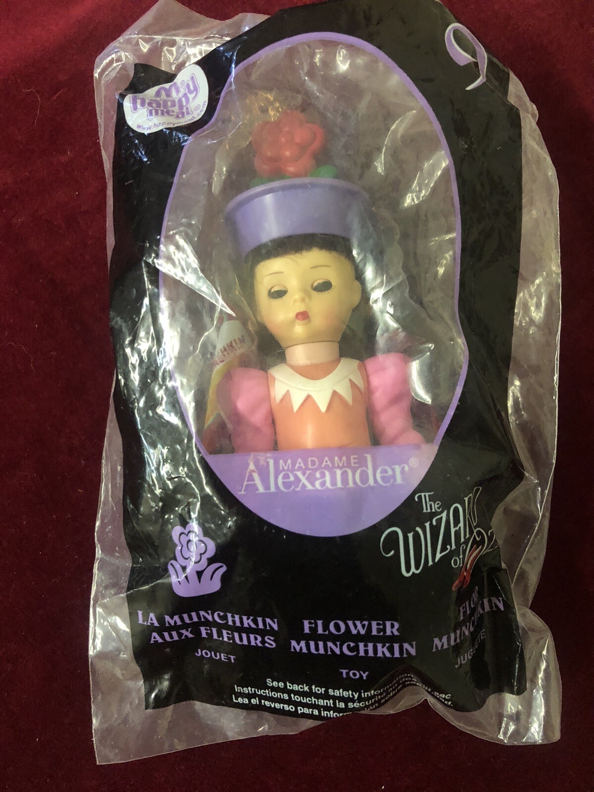 2008 McDonalds Wizard of Oz Flower Munchkin Happy Meal Toy Madame ...
