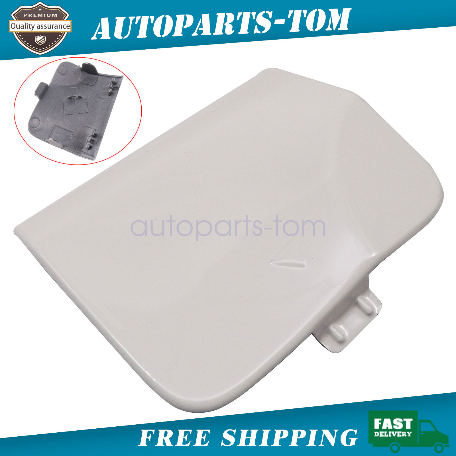 Rear Bumper Tow Hook Cover For 2017-2021 BMW X3 G01 SE Alpine White 300 ...