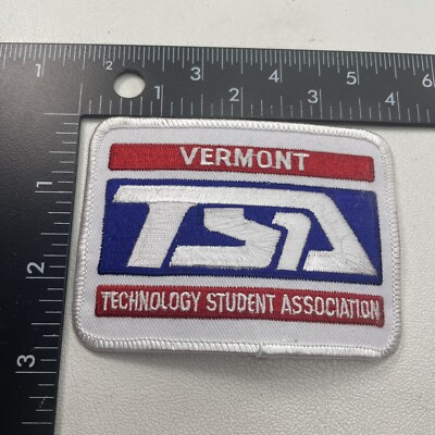 Vermont TSA TECHNOLOGY STUDENT ASSOCIATION Patch 32Y1 | eBay