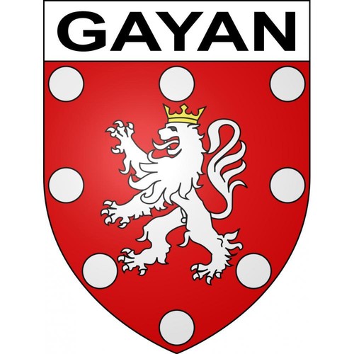 Gayan 65 ville sticker blason écusson autocollant adhésif | eBay