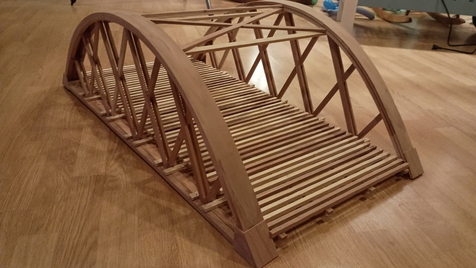 G Scale Arch Bridge 36"! Model Train Garden Trestle Use With USA LGB ...