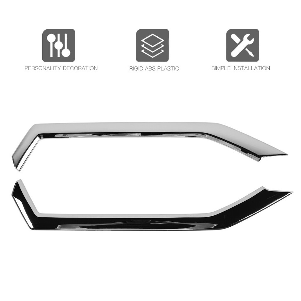 Interior Rear Door Storage Box Trim Strips Decor For Dodge RAM 1500 10 ...