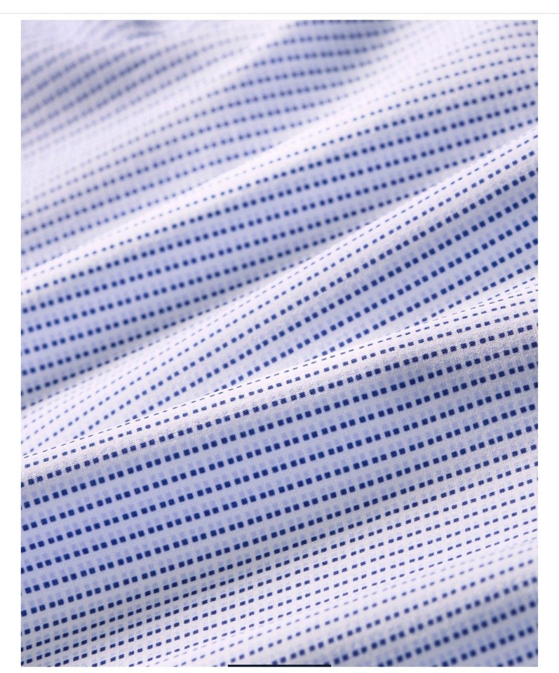 MIZZEN + MAIN Leeward Long Sleeve Dress Shirt Men's S Trim Cobalt Blue ...