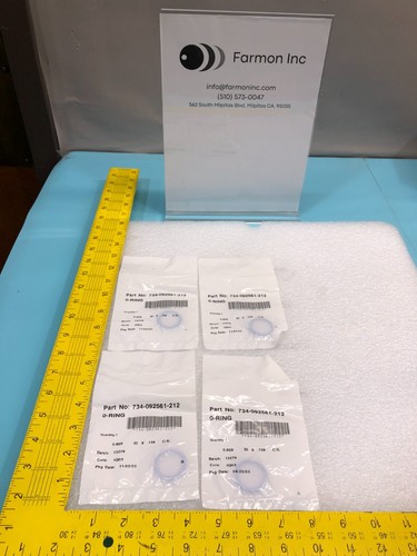 LOT OF 4 LAM 734-092561-212 O-RING 0.859 ID X .139 C/S, 173487 | eBay