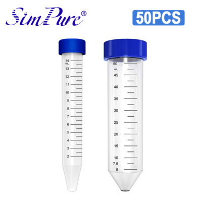 15ml/50ml Centrifuge Tube Vial Plastic Vials+Cap Graduated Tube Holder ...