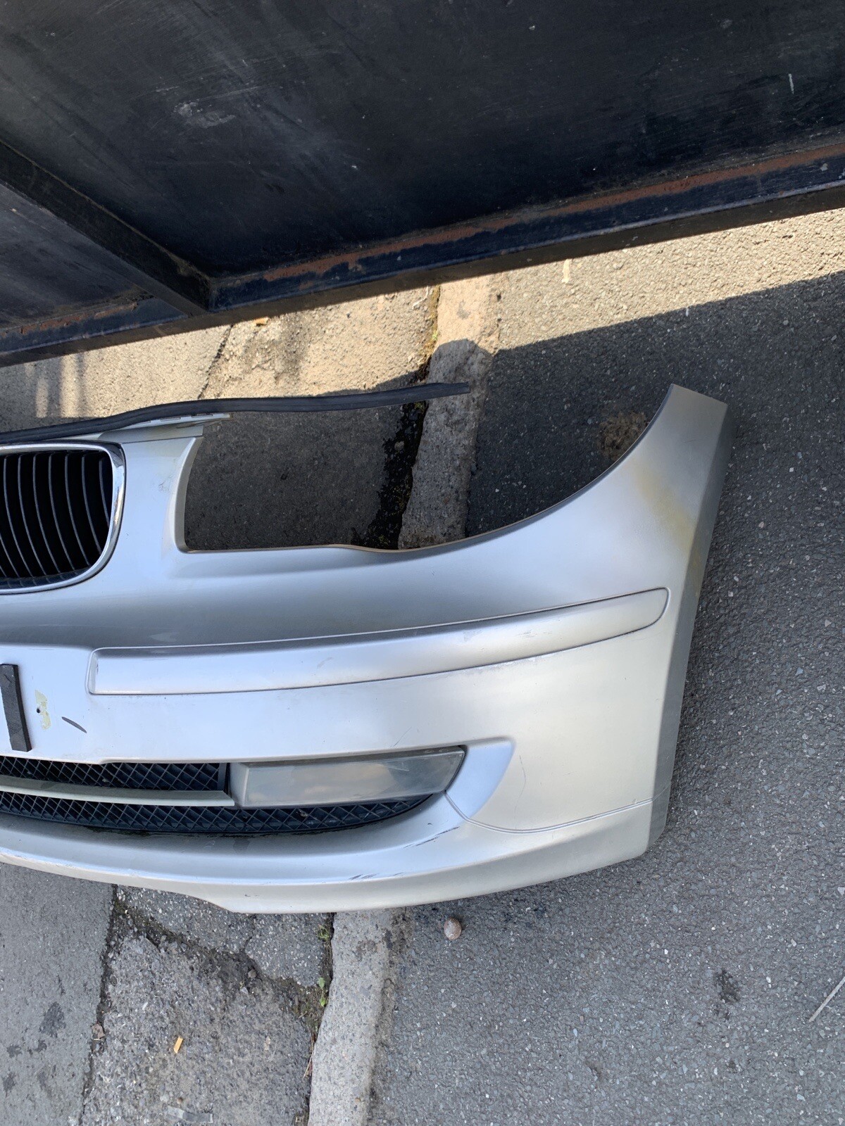 2008 BMW 1 SERIES E81 E87 FRONT BUMPER SILVER GENUINE 7185553 | eBay UK