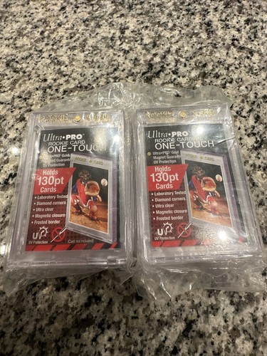 130pt Ultra PRO ONE TOUCH Magnetic Holder for THICK Cards Embossed ...