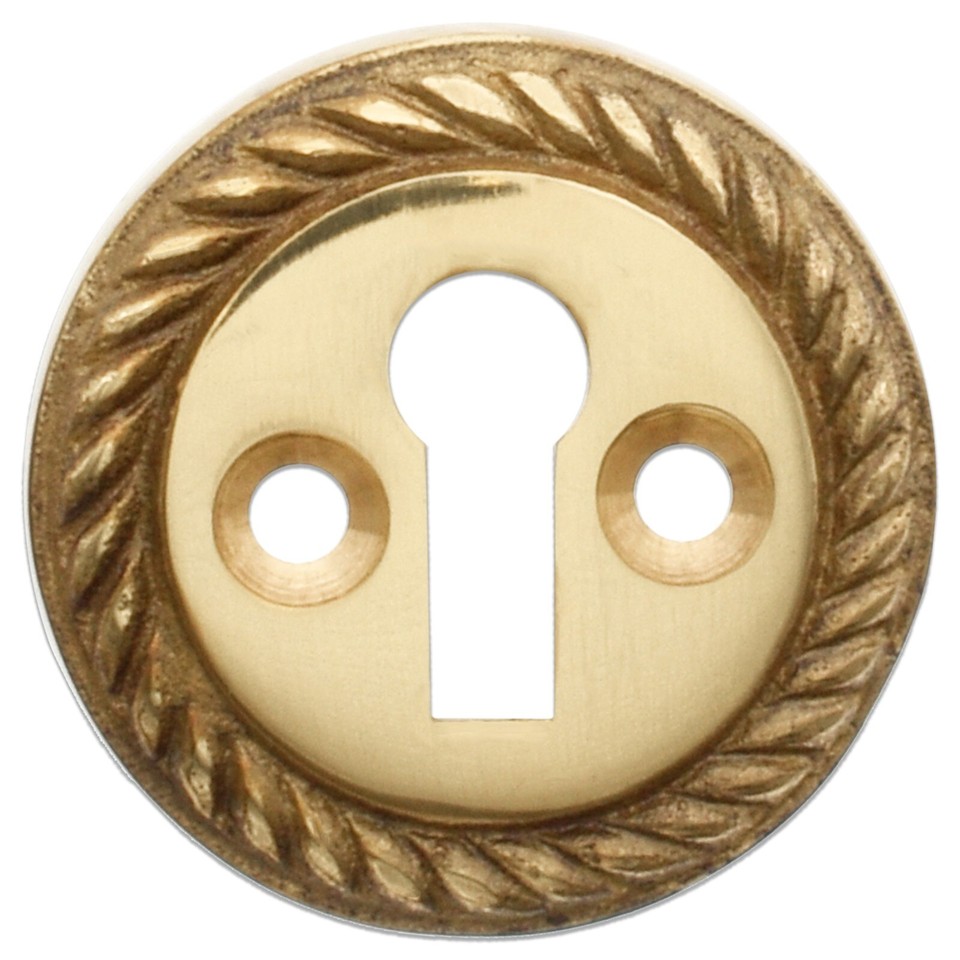 KEY HOLE COVERS Escutcheon Plate Keyhole Lock Silver/Gold QUALITY DOOR ...