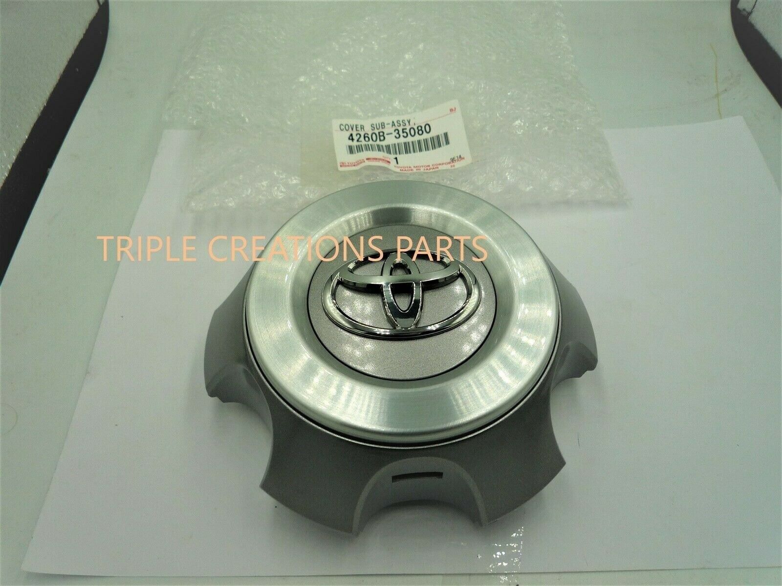 4260B-35080 GENUINE OEM TOYOTA 4RUNNER FJ CRUISER R17 WHEEL HUB COVER ...