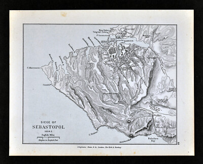 Pre-1900 - Map Of Russia Ukraine