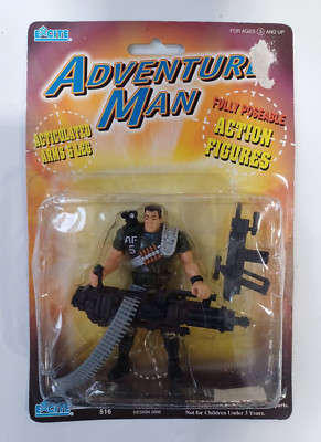 Excite Adventure Man 3 3/4" Action Figure with Accessories | eBay