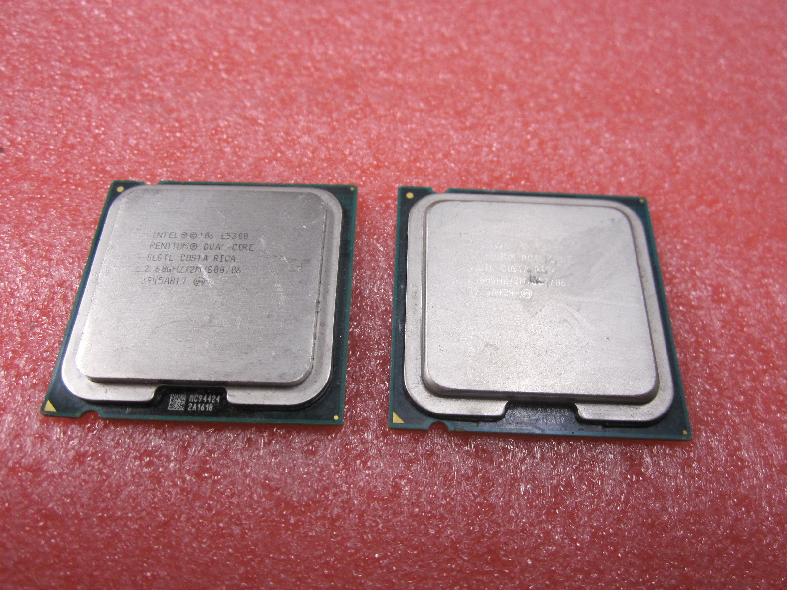 Lot of 2 Intel Pentium Dual-Core E5300 2.6GHz LGA 775/Socket T 800MHz SLGTL 735858205849| eBay