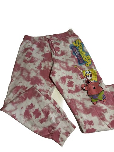 SPONGEBOB Fleece Size XL SWEATPANTS Joggers Nickelodeon Tye Dye | eBay