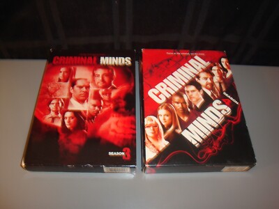 Criminal Minds TV Series DVD Lot Season 3 & 4 Profiler Crime Murder Joe ...