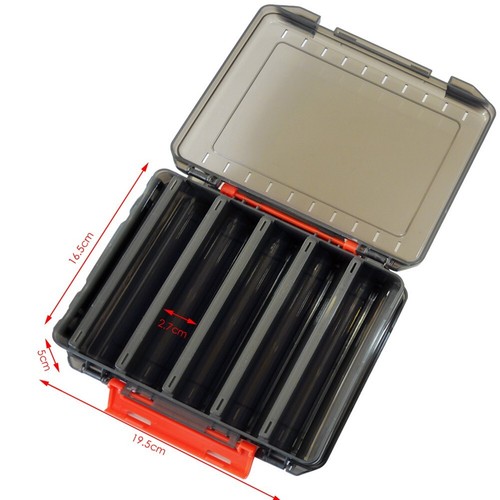 Convenient Storage for Fishing Lures Double Sided Design Sturdy Closure ...