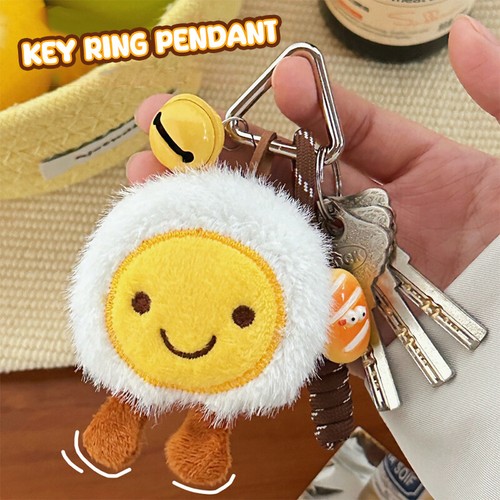 Cute Cartoon Christmas Plush Keychain Soft Stuffed Doll Keyring Bag ...