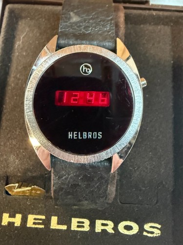 Helbros led minicom watch, Complete set, works well | eBay
