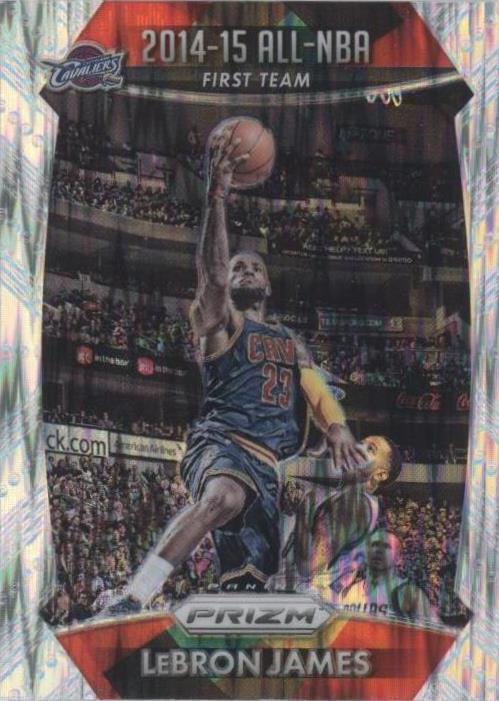 2015-16 Panini Prizm - All-NBA Team LeBron James #375 Flash Prizm for ...