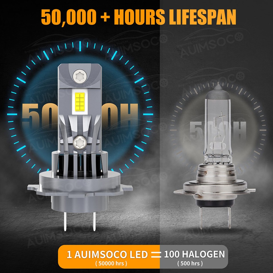 For 2002-2004 Kia Spectra Sedan 4-Door LED Headlight Bright Bulbs Kit W ...