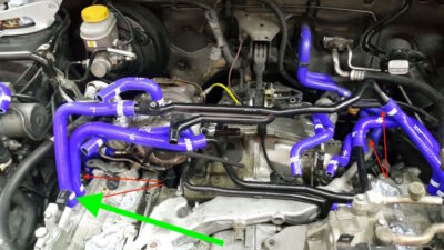 Uprated Intake Manifold & Throttle hose for Subaru 99071AC320 Legacy ...