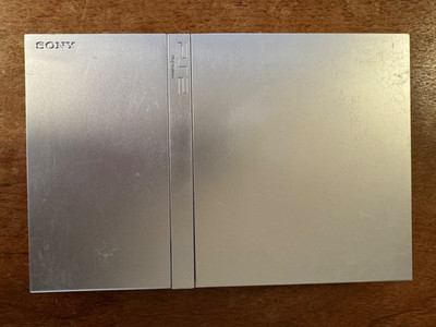 Sony PlayStation 2 SCPH-79001 Slim Silver Console ONLY PS2 - AS IS ...