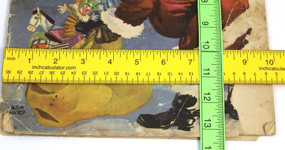 The Night Before Christmas Antique Book Santa Claus 1932 Whitman ...