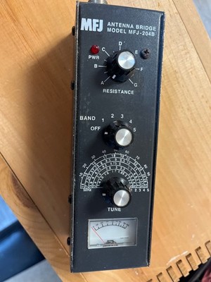 MFJ Antenna Bridge MFJ-204B Ham Radio RF Antenna Tuner Analyzer Meter ...