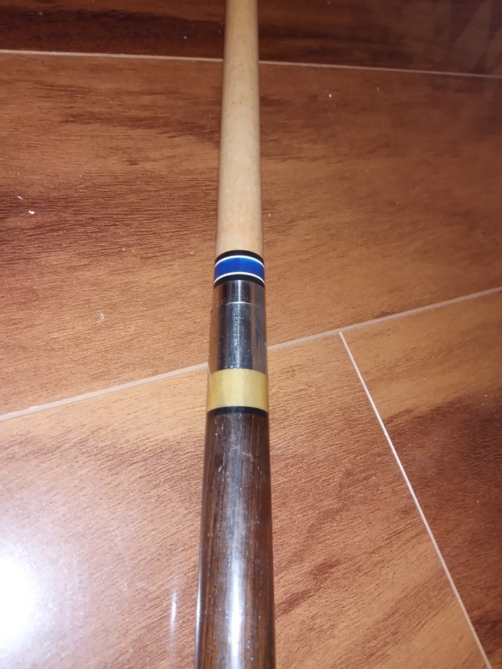 70s Gandy HC-130 (& Hc-150) Vintage Pool Cue 2 Piece Pearl Inlay Ebony ...
