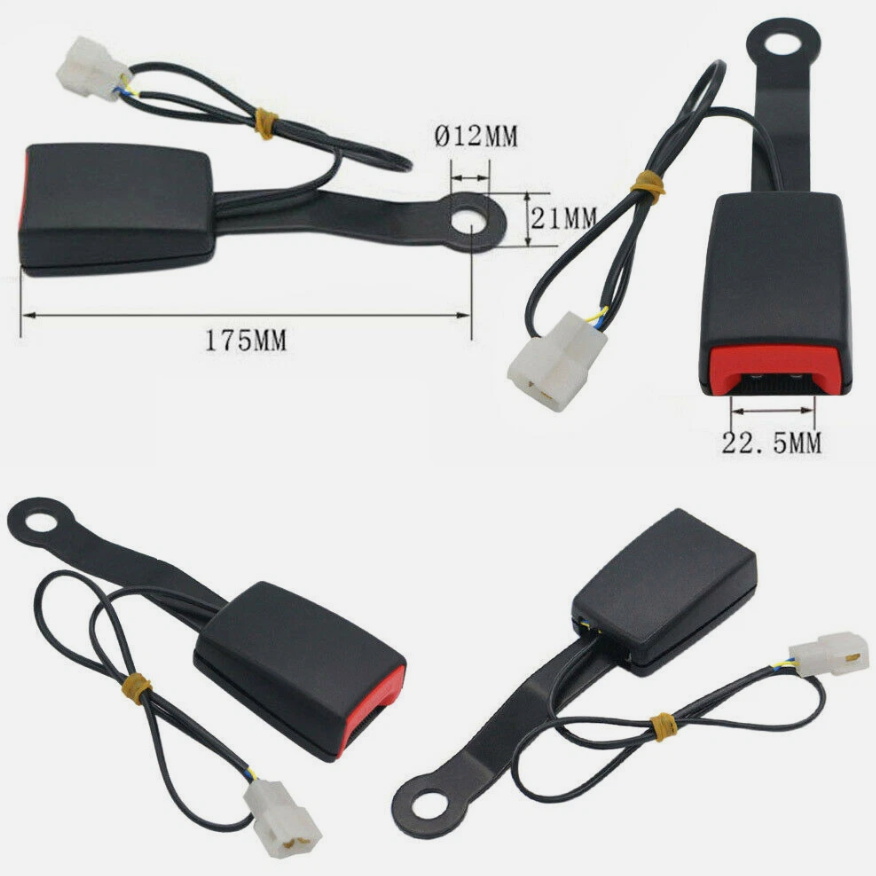New Front Driver Seat Belt Buckle Plug Connector Warning Cable Duty ...