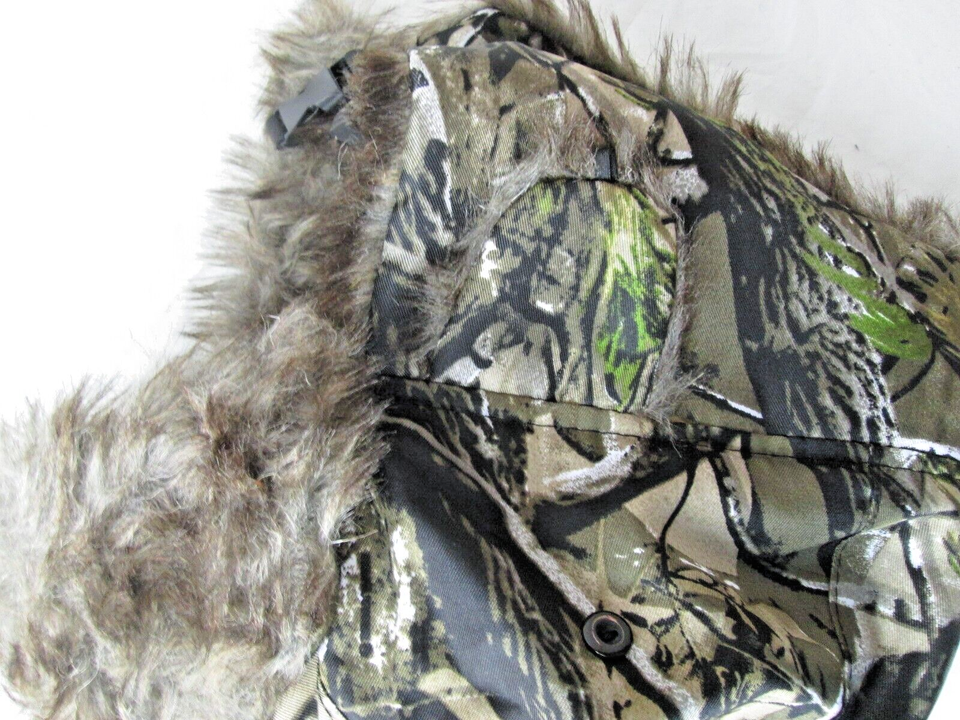 Woodland Realtree Camouflage Aviator Trapper Winter Hat Lined Cap Tru ...
