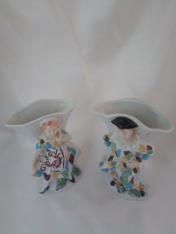 Vintage, Italian, Belfor Pottery, Hand Painted Vases | eBay
