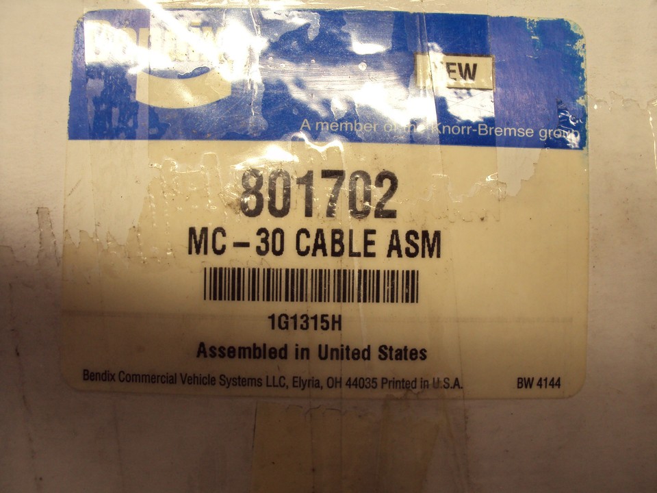 BENDIX 801702 MC30 ABS HARNESS GENUINE BENDIX ABS HARNESS 801702 | eBay