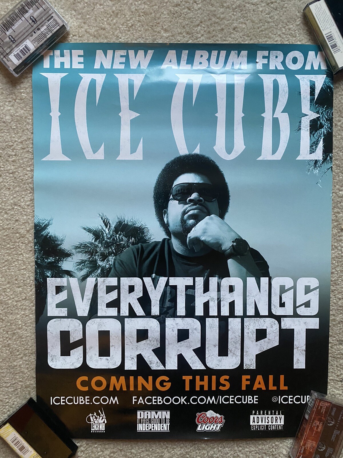 ice cube everythangs corrupt poster | eBay