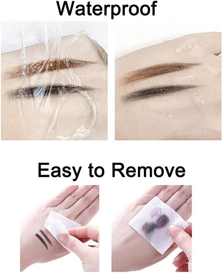 Waterproof Wooden Eyebrow Pencil, Brow Liner Define Waterproof Eyebrows ...