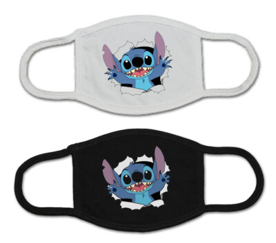 Stitch Mask Lilo and Stitch Face Mask Disney Adult USA made | eBay