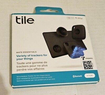 2021 New Tile Mate Essentials Variety Pack Of Trackers *4 Pack ...