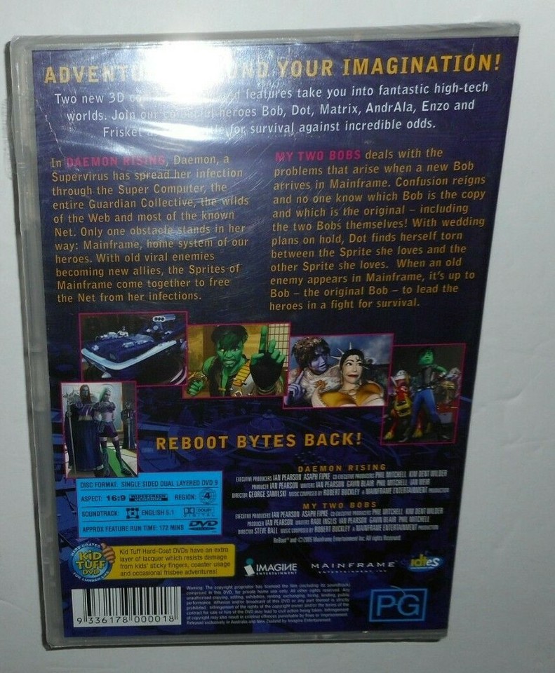 New REBOOT Daemon Rising My Two Bobs Special Edition Double Feature DVD ...