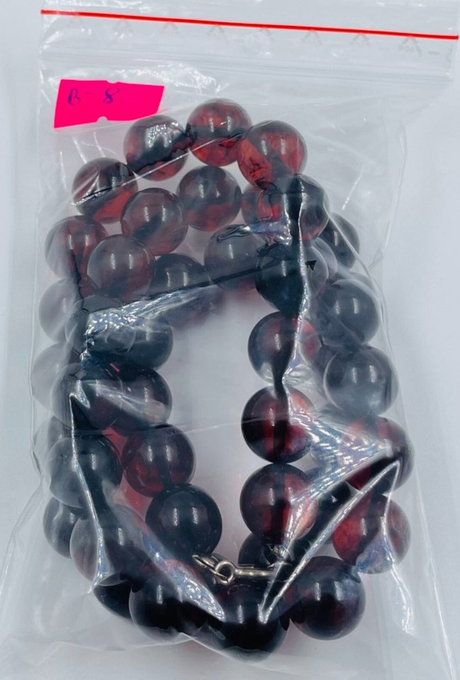 Amber Necklace Natural Baltic Amber Beaded Genuine amber necklace ...