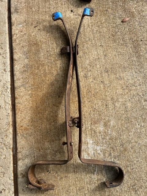 1928-1931 ? Ford Model A Rear Bumper Brackets Pair Hot Rod Jalopy #C | eBay