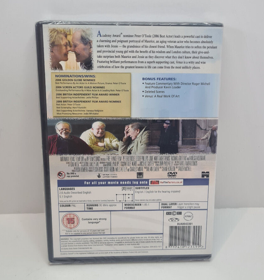Venus 2006 DVD New Sealed 8717418123499 | eBay