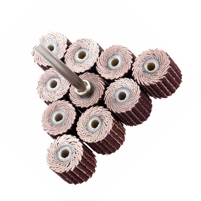 10pcs 240 Grit Flap Grinding Wheels Sanding Disc Sander Rotary Tool+1pc ...